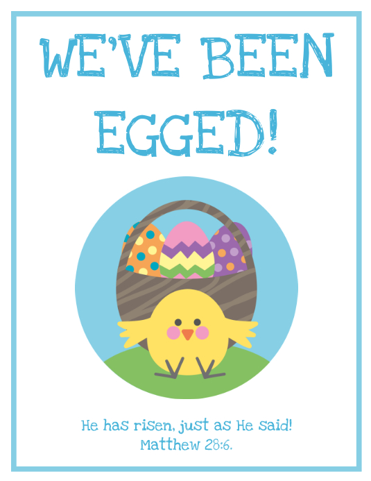 You've Been Egged! Part 2 Template | PosterMyWall