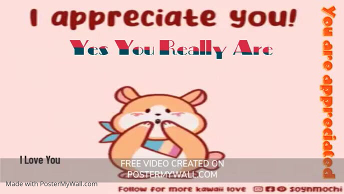 You are appreciated Template | PosterMyWall