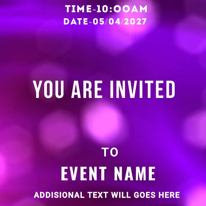 You are invited Template | PosterMyWall