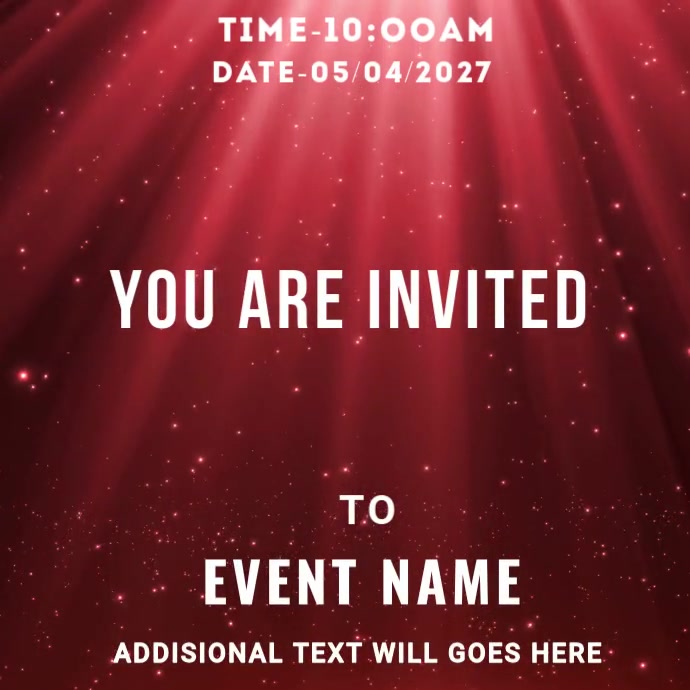 You are invited Template | PosterMyWall