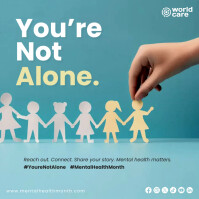 Mental Health Month Template | PosterMyWall