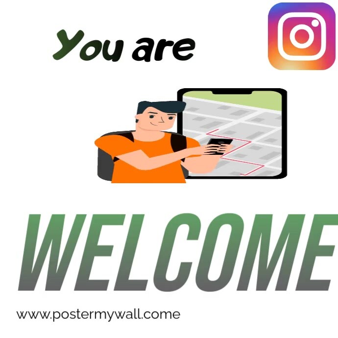 You are welcome Template | PosterMyWall