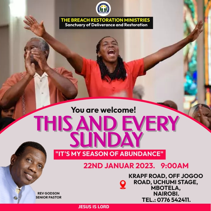 Copy of you are welcome this Sunday (2) | PosterMyWall
