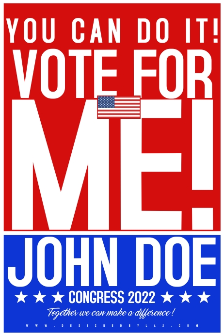 Copy of You Can Do It!-CAMPAIGN FLYER | PosterMyWall