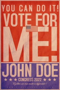 You Can Do It!-CAMPAIGN FLYER Template | PosterMyWall