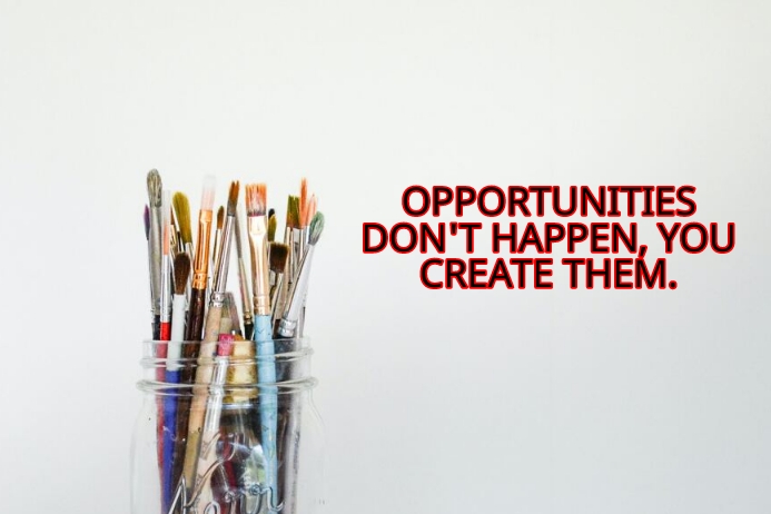 YOU CREATE QUOTE TEMPLATE | PosterMyWall