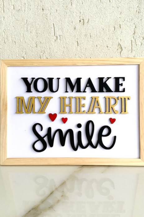 you make my heart smile Template | PosterMyWall