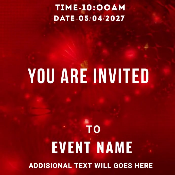 Plantilla de Your are invited | PosterMyWall