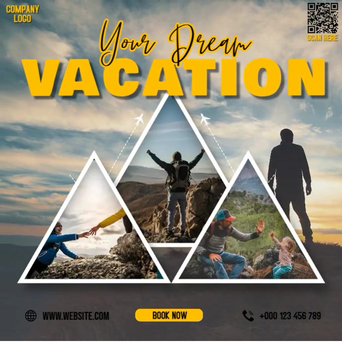 Your Dream Vacation Template | PosterMyWall