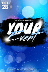 Black Event Poster Template | PosterMyWall