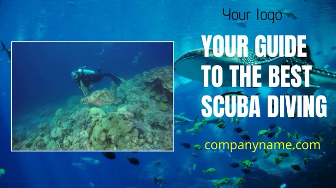 Your guide to the best scuba diving ad Template | PosterMyWall
