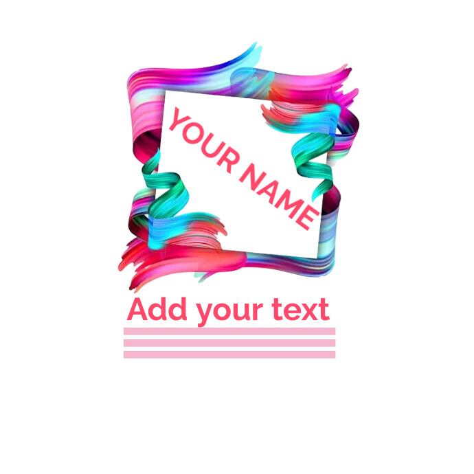 Modèle your name | PosterMyWall