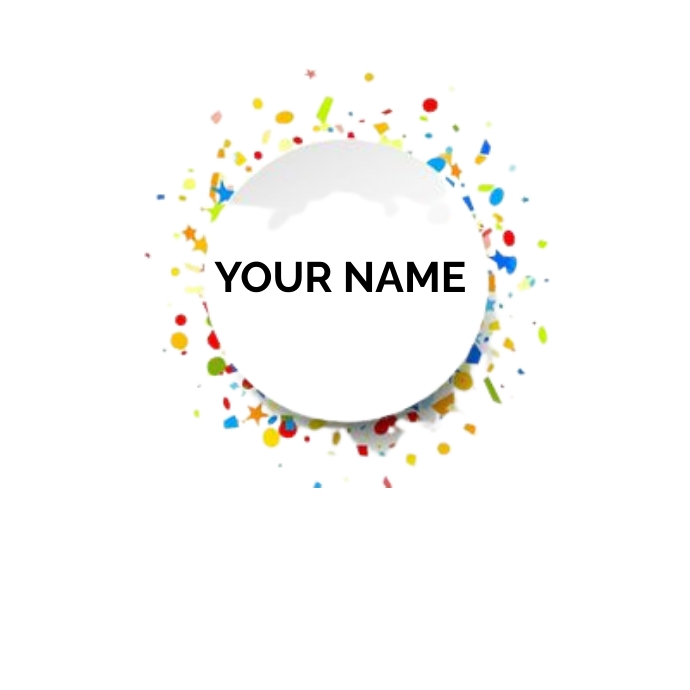your name Template | PosterMyWall