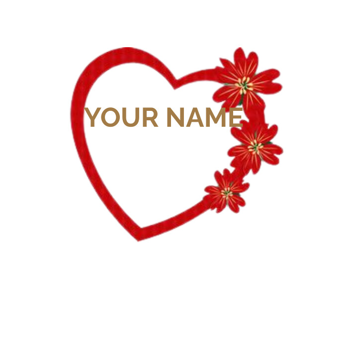 your name Template | PosterMyWall