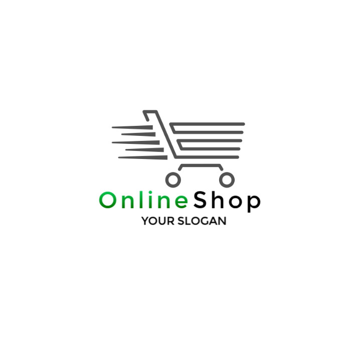 Your Online Shop Logo for Modern E-Commerce and Digital Retail Branding ...