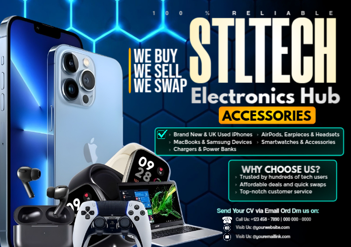 Your Trusted Tech Trading Zone Template | PosterMyWall