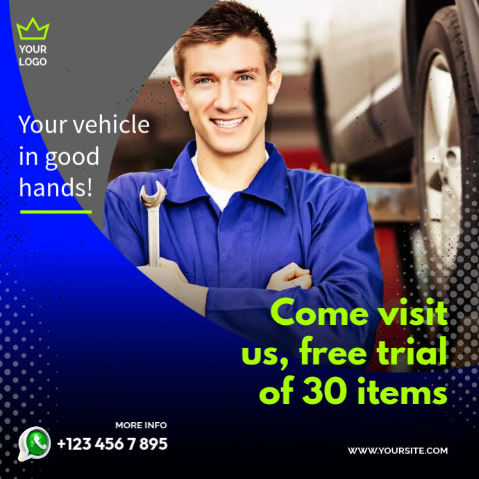 Your vehicle in good hands Template | PosterMyWall