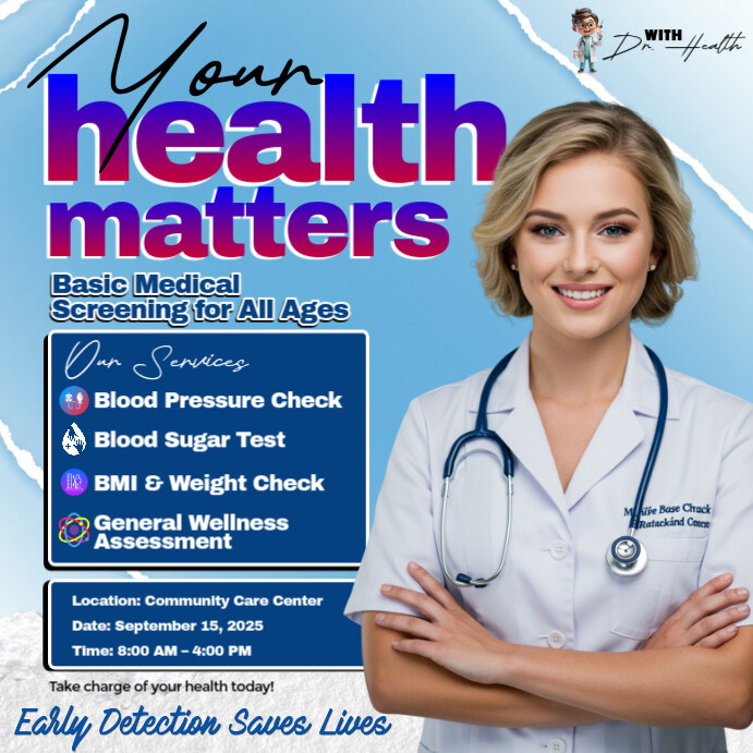 Copy of Your Wellness, Our Top Priority | PosterMyWall