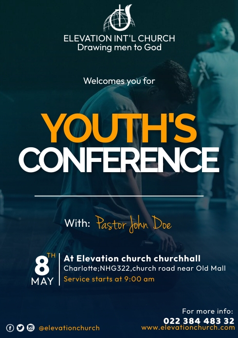Youth's Conference Template | PosterMyWall