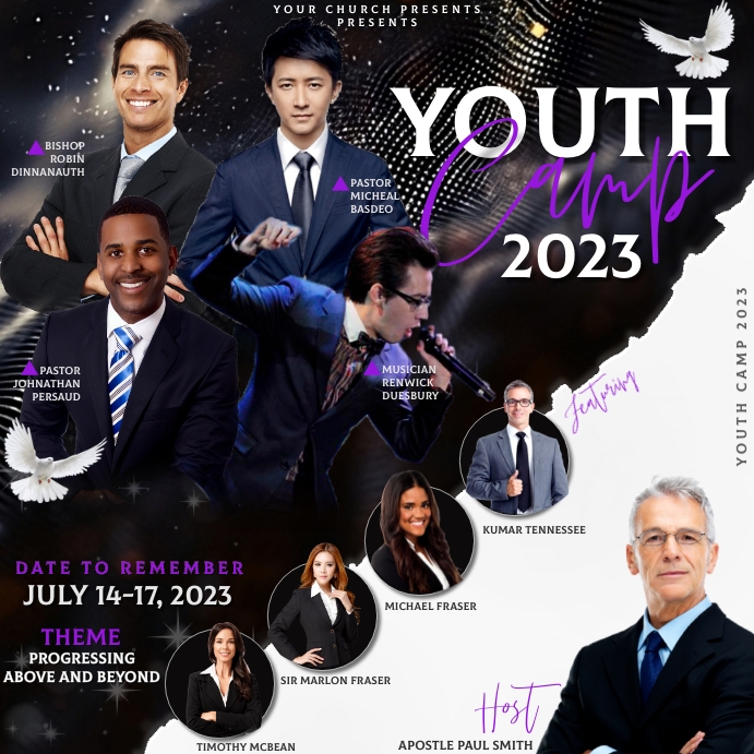 Youth Camp (Church Event) Template | PosterMyWall