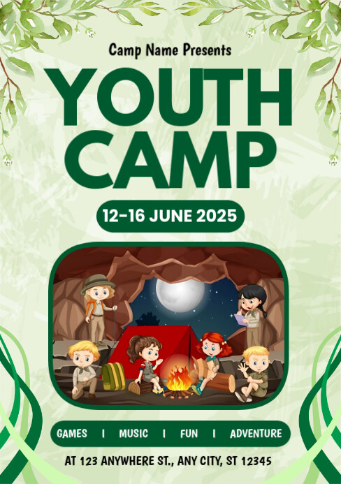 Youth Camp Poster Ads Template | PosterMyWall