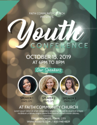 youth conference flyer Template | PosterMyWall