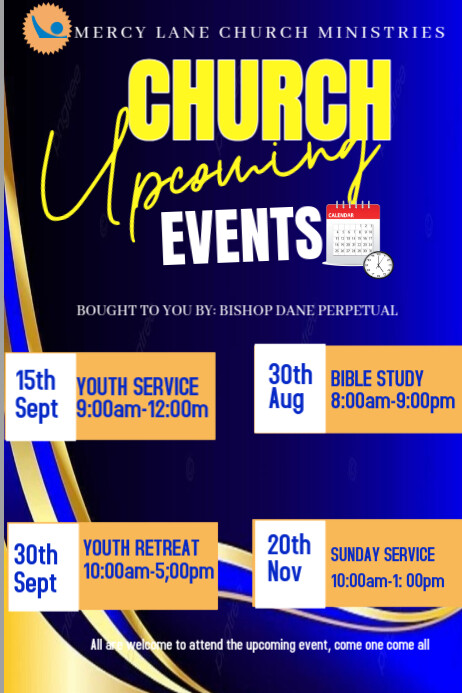 Youth church event flyer template design | PosterMyWall