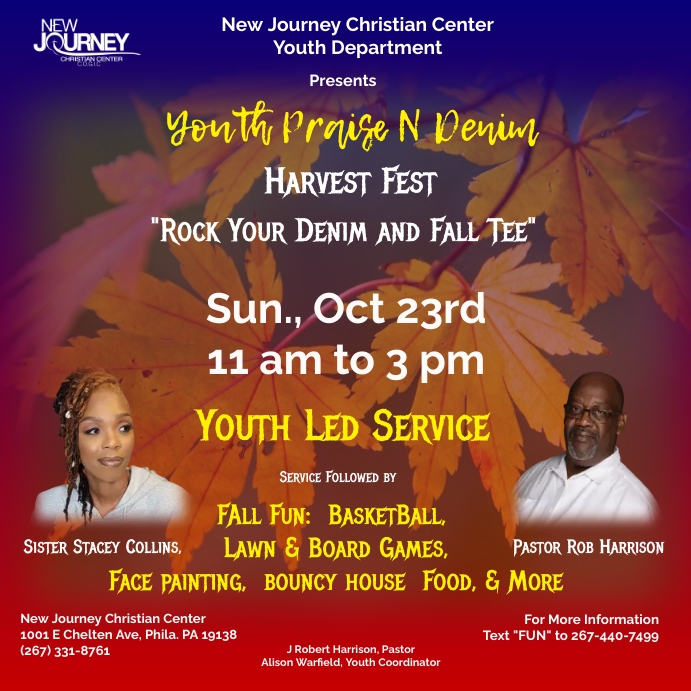 Youth Church Harvest Fest Template | PosterMyWall