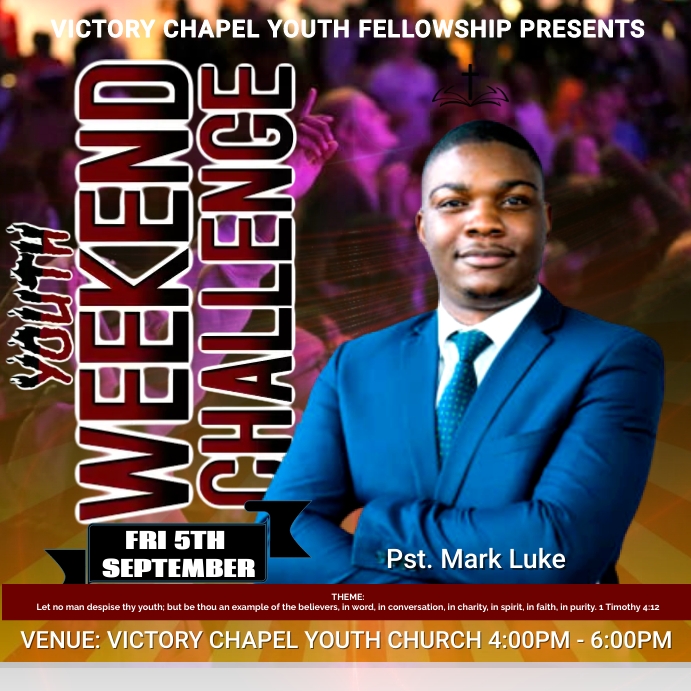 YOUTH CHURCH POSTER Template | PosterMyWall