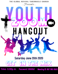 Youth Church Zoom Flyer Template | PosterMyWall