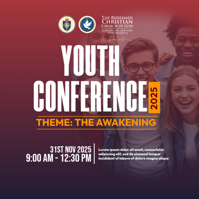 Youth Conference 2025 Template | PosterMyWall