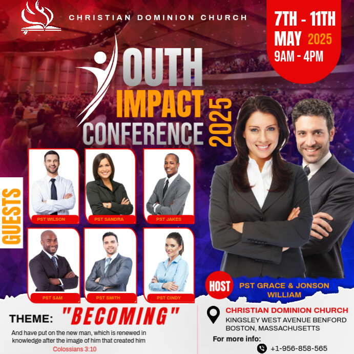 Copy of Youth Conference Ad | PosterMyWall