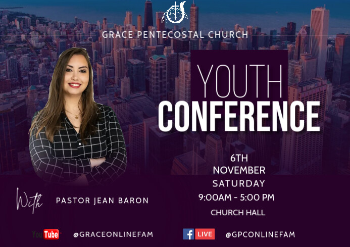 Youth Conference Template | PosterMyWall