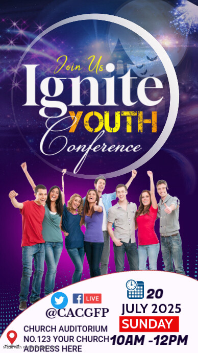 YOUTH CONFERENCE Template | PosterMyWall