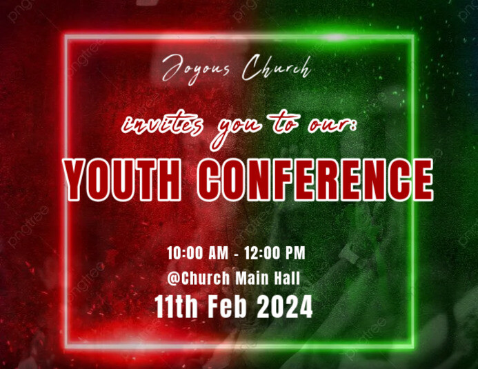 Youth conference Template | PosterMyWall