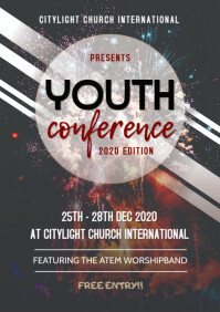 YOUTH CONFERENCE Template | PosterMyWall