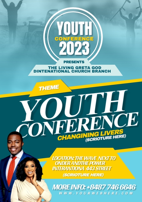 youth conference Template | PosterMyWall