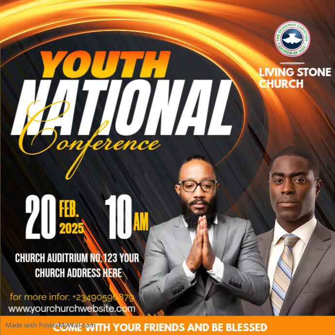 YOUTH CONFERENCE Template | PosterMyWall