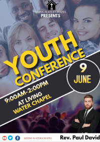 youth conference flyer Template | PosterMyWall
