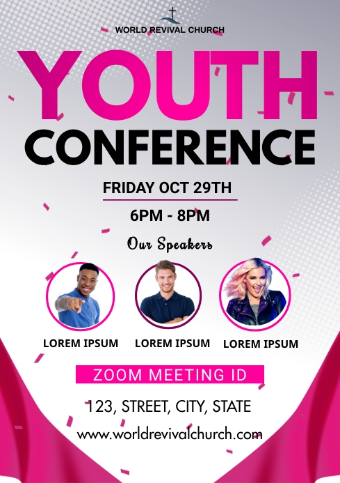 Copy of Youth Conference | PosterMyWall