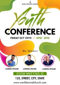 Youth Conference Template | PosterMyWall