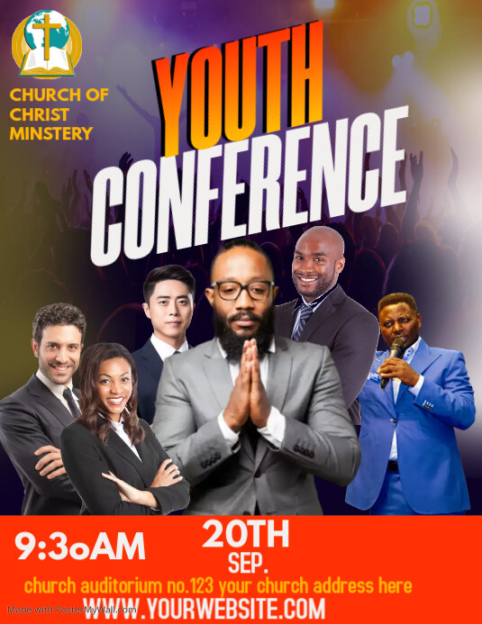 YOUTH CONFERENCE Template | PosterMyWall