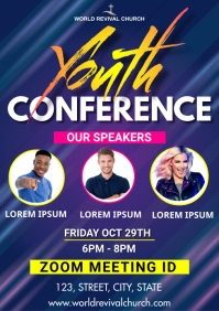 youth conference flyer Template | PosterMyWall