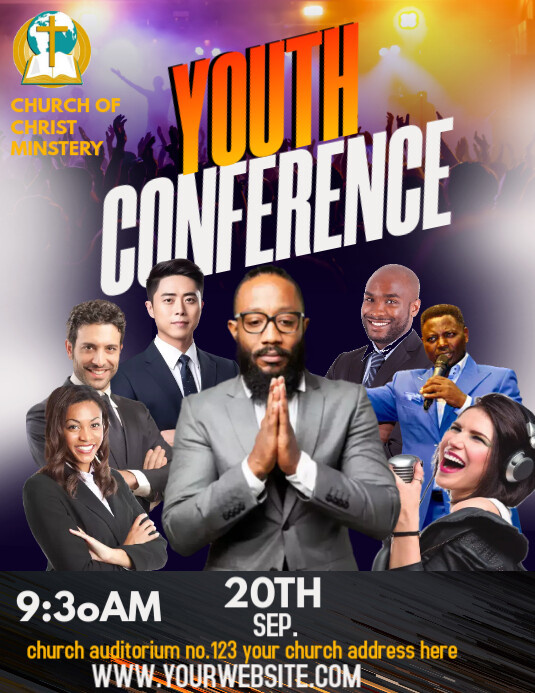 YOUTH CONFERENCE Template | PosterMyWall