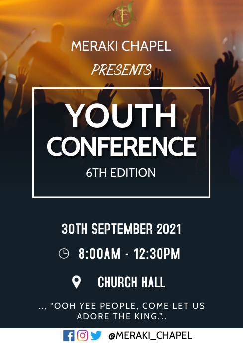 Youth conference Template | PosterMyWall