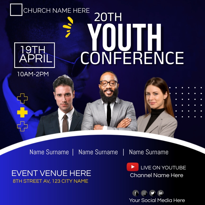 Copy of youth conference | PosterMyWall
