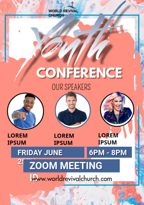 Youth Conference Template | PosterMyWall