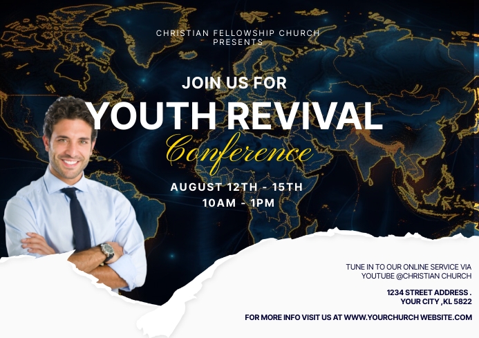 YOUTH CONFERENCE Template | PosterMyWall