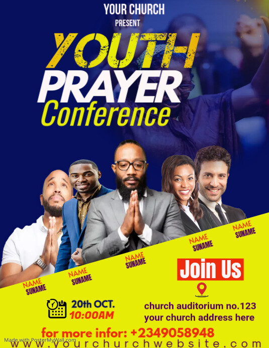 YOUTH CONFERENCE Template | PosterMyWall