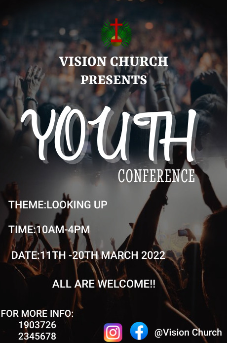 Youth Conference Template | PosterMyWall